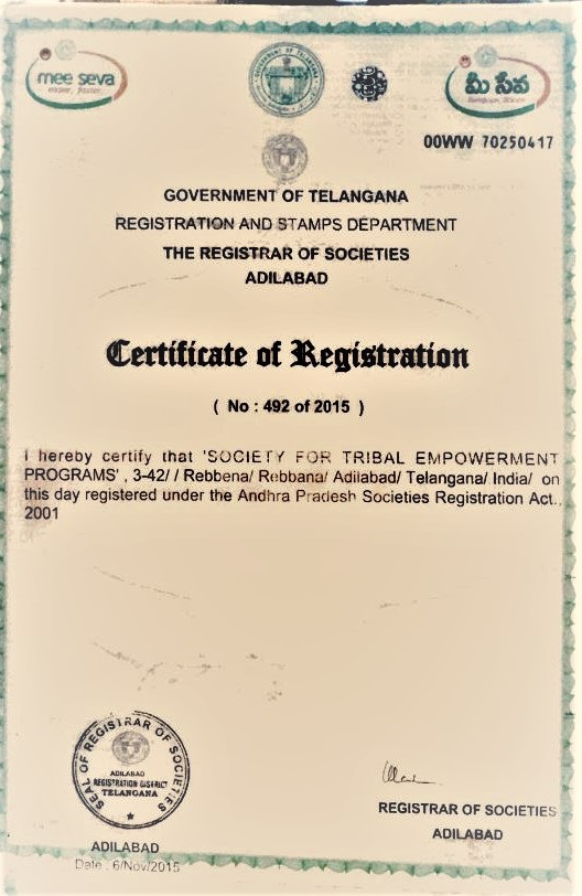 Registration – STEP NGO